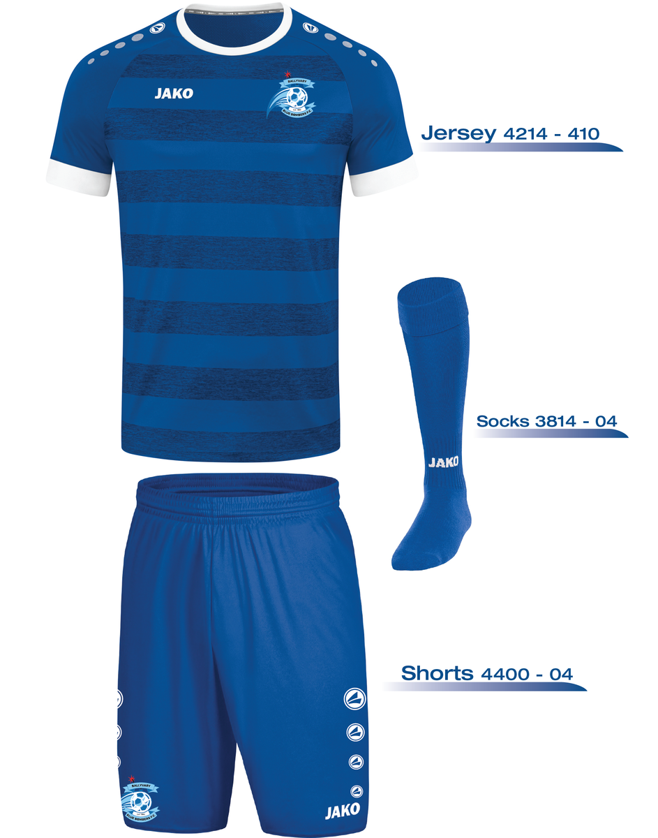 Kids JAKO Ballyvary Blue Bombers FC Player Pack BBBK1111 – Jako Ireland