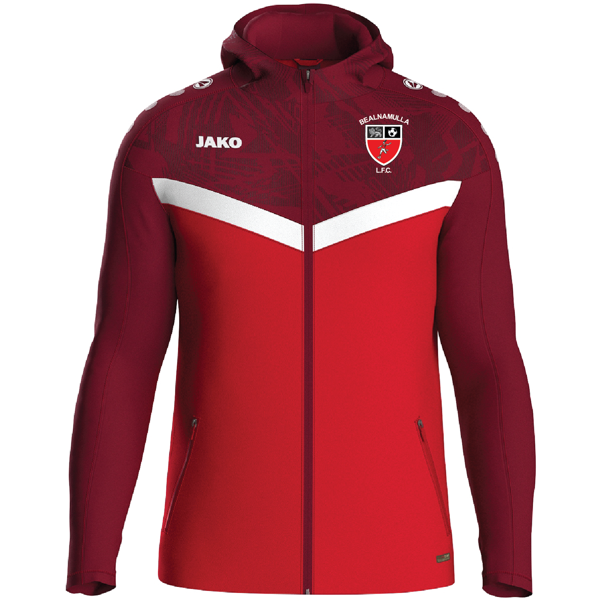 Adult JAKO Bealnamulla LFC Hooded jacket Iconic BE6824 – Jako Ireland