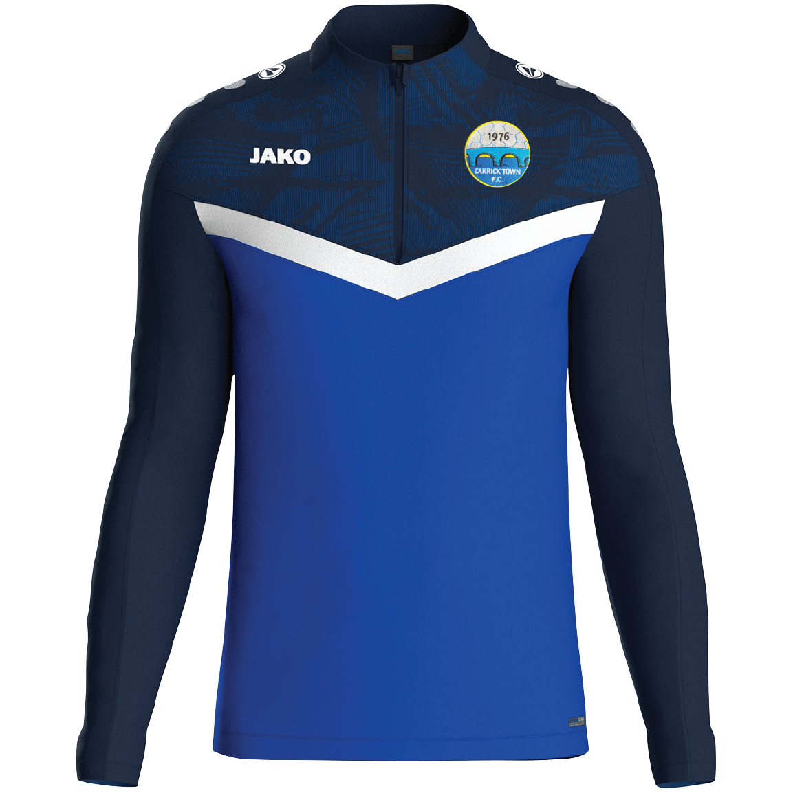 Kids JAKO Carrick Town F.C. Zip top Iconic CTO8624K – Jako Ireland